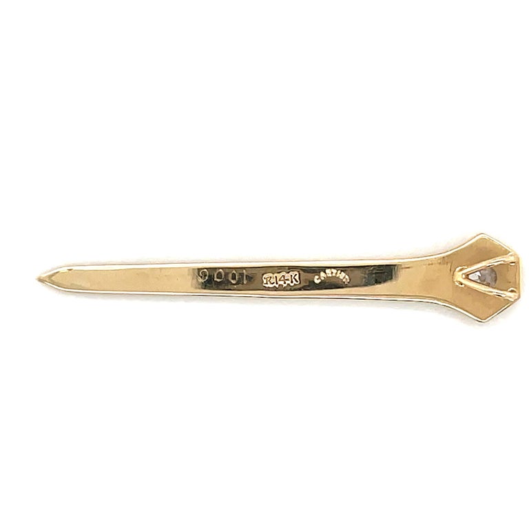Cartier Nail and Diamond Gold Charm For Sale at 1stDibs