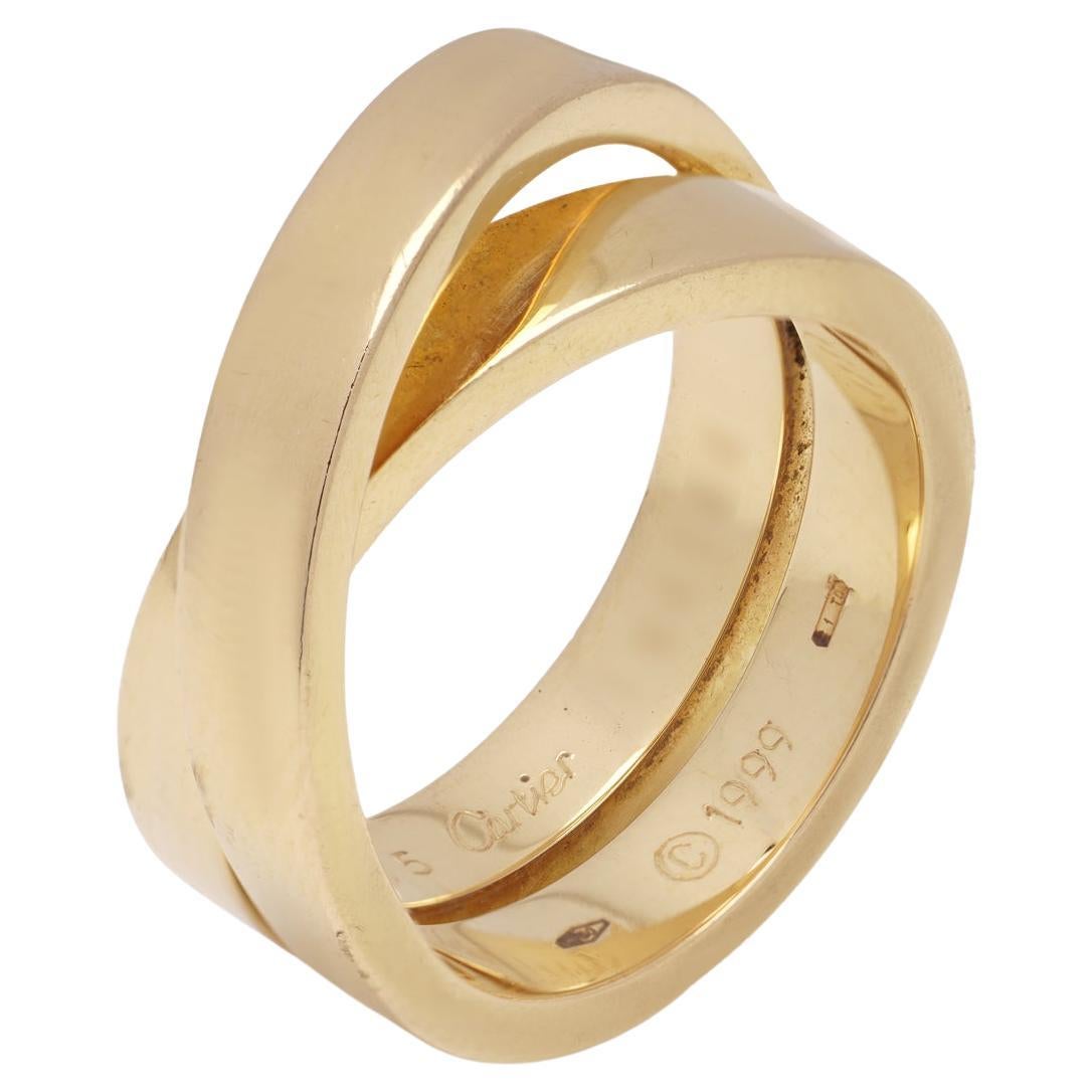Cartier Nouvelle Cross Ring 18KT Gold For Sale at 1stDibs