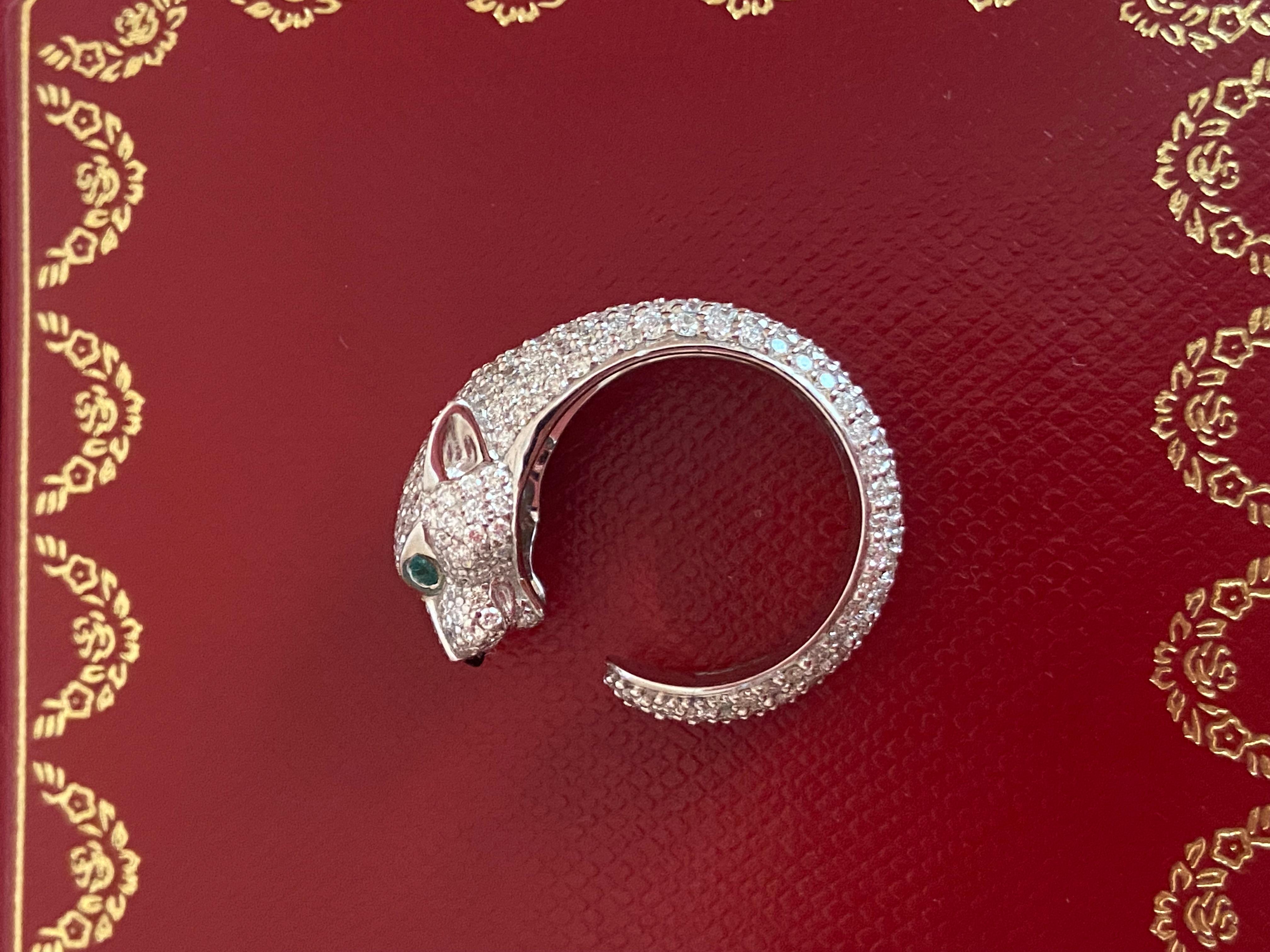 Cartier Panther De Cartier Ring For Sale at 1stDibs