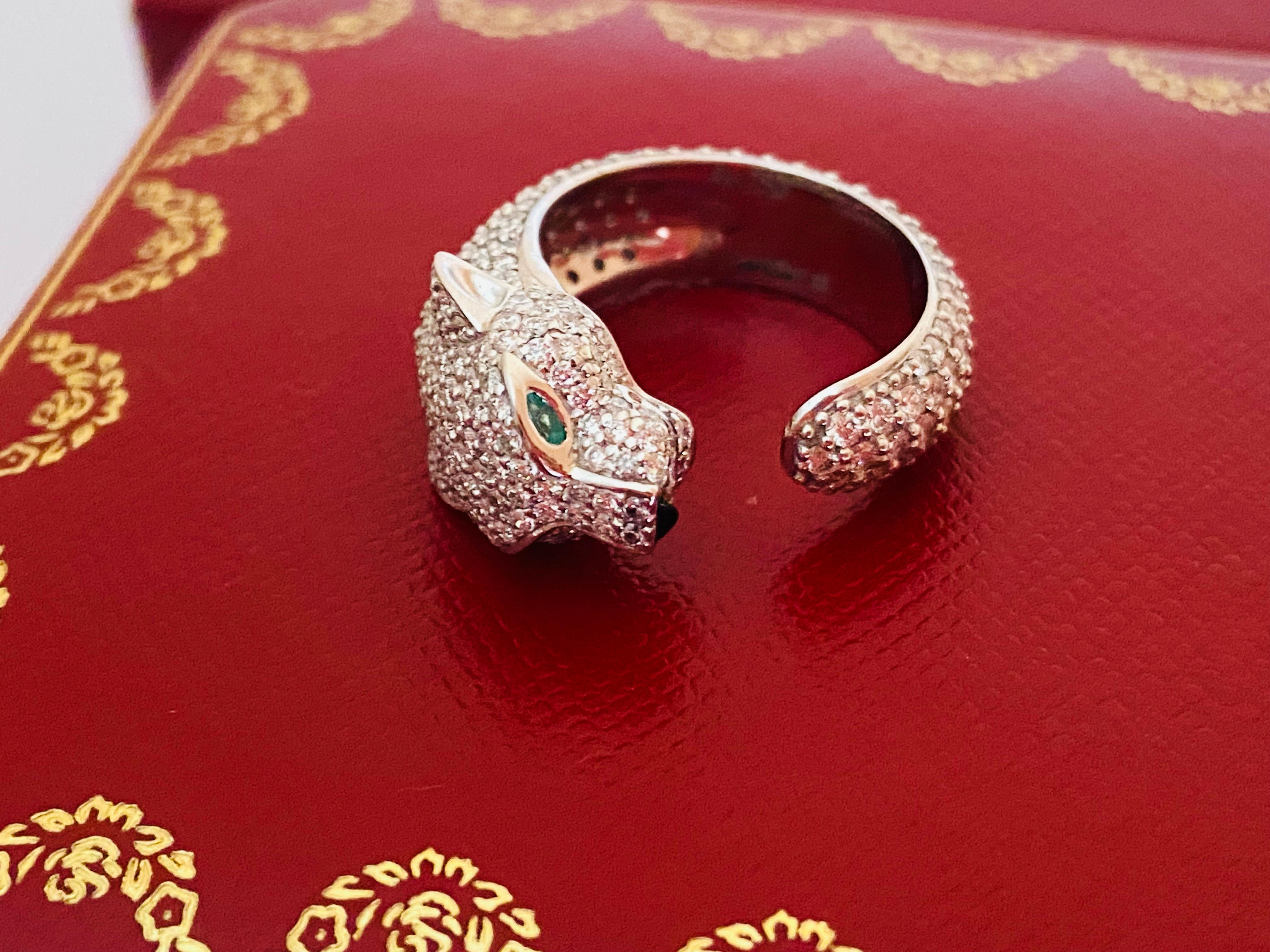 Cartier Panther De Cartier Ring For Sale at 1stDibs