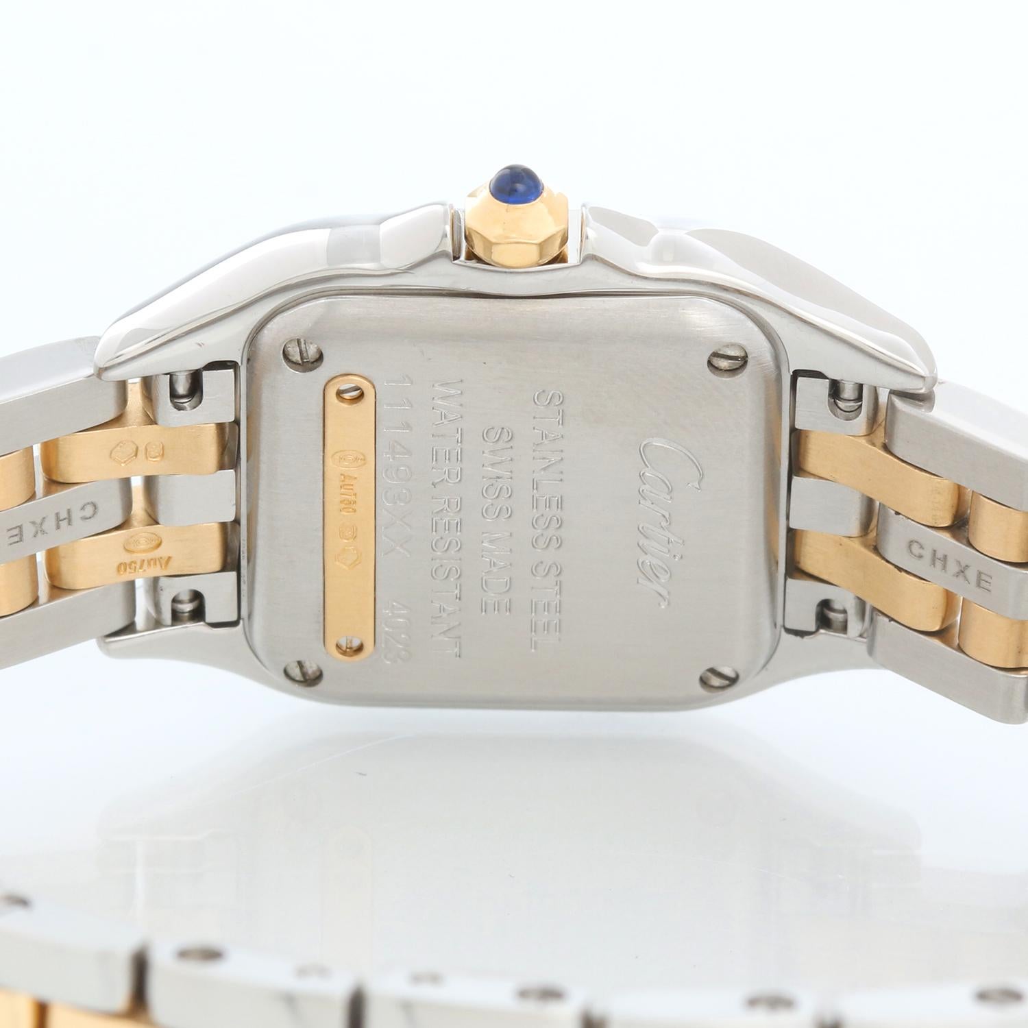 Cartier Panther Small 2-Tone Steel and Gold Panther Watch 4023 at 1stDibs