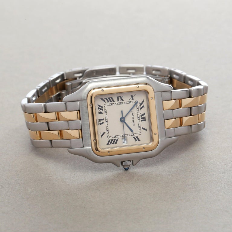 Cartier Panthère 0 187957 Unisex Yellow Gold and Stainless Steel 2 Row ...