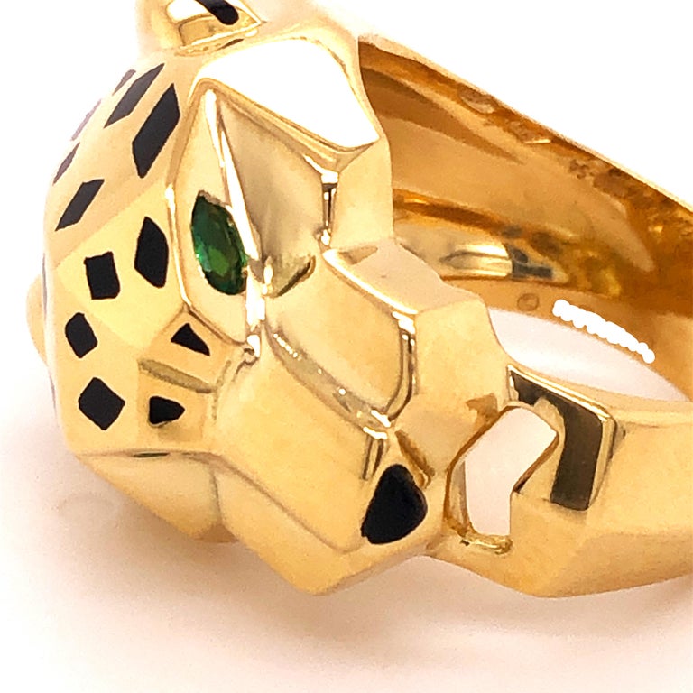 Cartier Panthère Collection Centenaire 2014 Yellow Gold Ring at 1stDibs