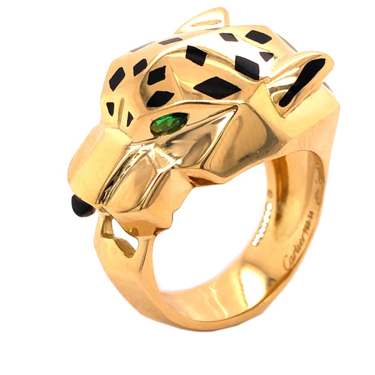 Cartier Panthère Collection Centenaire 2014 Yellow Gold Ring at 1stDibs