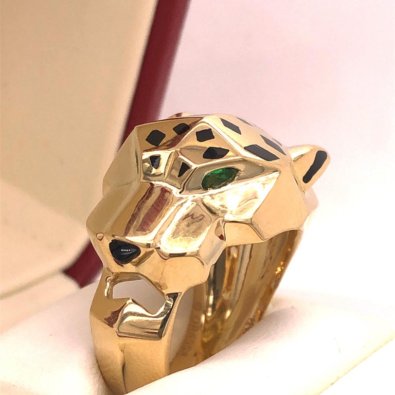 Cartier Panthère Collection Centenaire 2014 Yellow Gold Ring For Sale ...