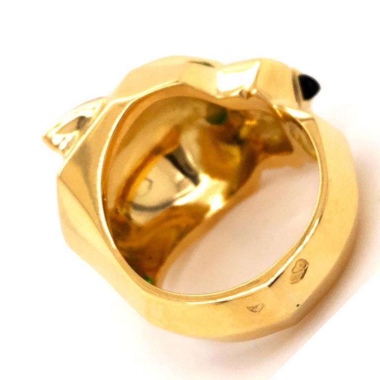Cartier Panthère Collection Centenaire 2014 Yellow Gold Ring For Sale ...