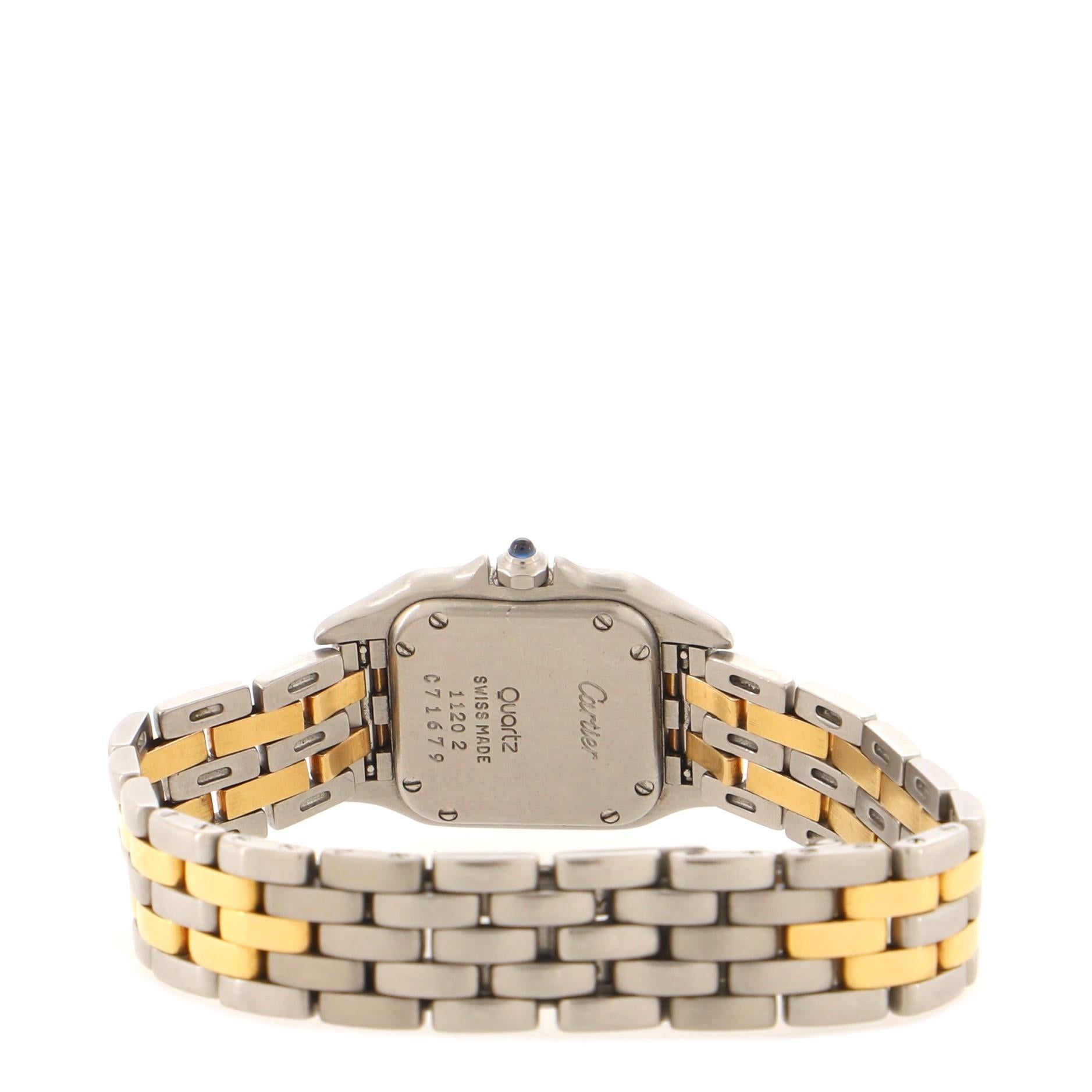 Cartier Panthere de Cartier Quartz Watch Stainless Steel and Yellow ...