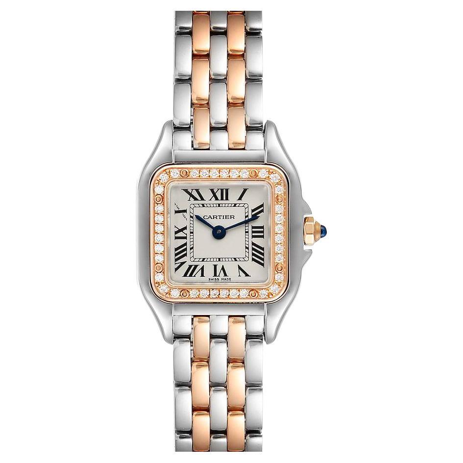 Cartier Panthere Mini Yellow Gold Diamond Special Edition Ladies Watch ...