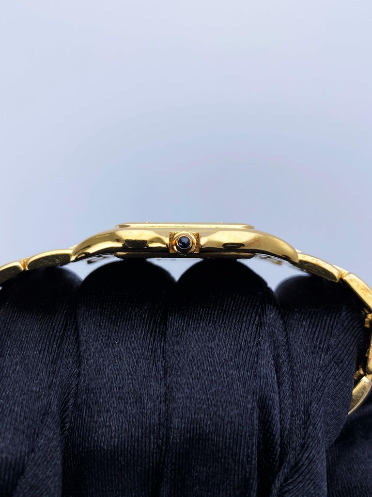 Cartier Panthere Large 18K Yellow Gold Mens Watch at 1stDibs