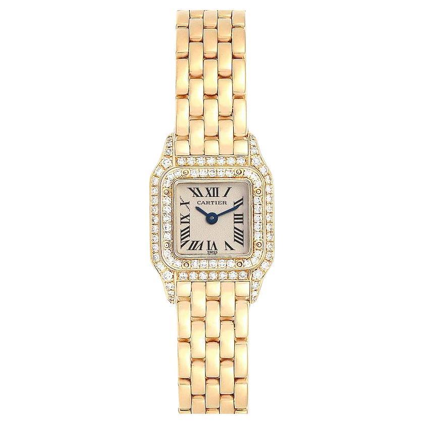 Vintage Chopard Yellow Gold Diamond and Sapphire Watch For Sale at ...