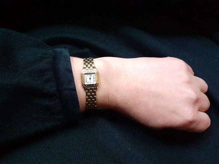 Cartier Panthère Mini 18 Karat Yellow Gold Quartz Ladies Wristwatch at ...