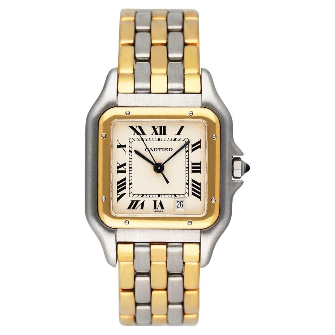 Cartier Panthere 166921 Three Row Ladies Watch at 1stDibs