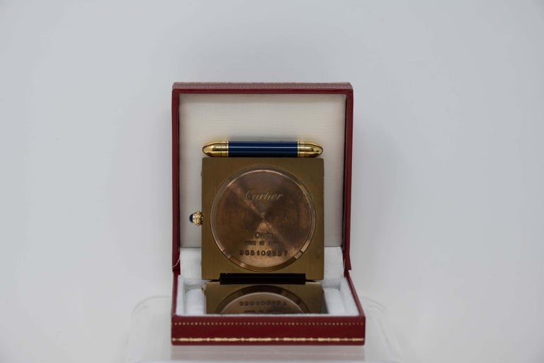Cartier Paris Alarm Travel Clock at 1stDibs