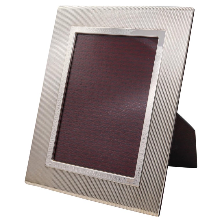 Cartier Paris Classic Desk Large Picture Frame in .925 Sterling Silver ...