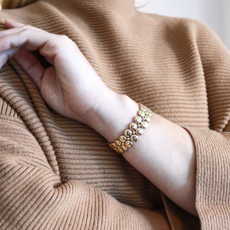 Cartier Paris Honeymoon Reversible Bracelet Solid Bicolor 18kt Gold ...