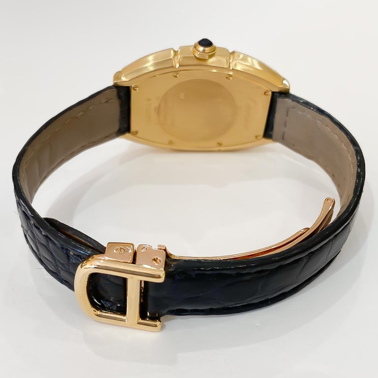 Cartier Paris Ladies Rare Bamboo Tonneau 18 Karat Yellow Gold Watch on ...