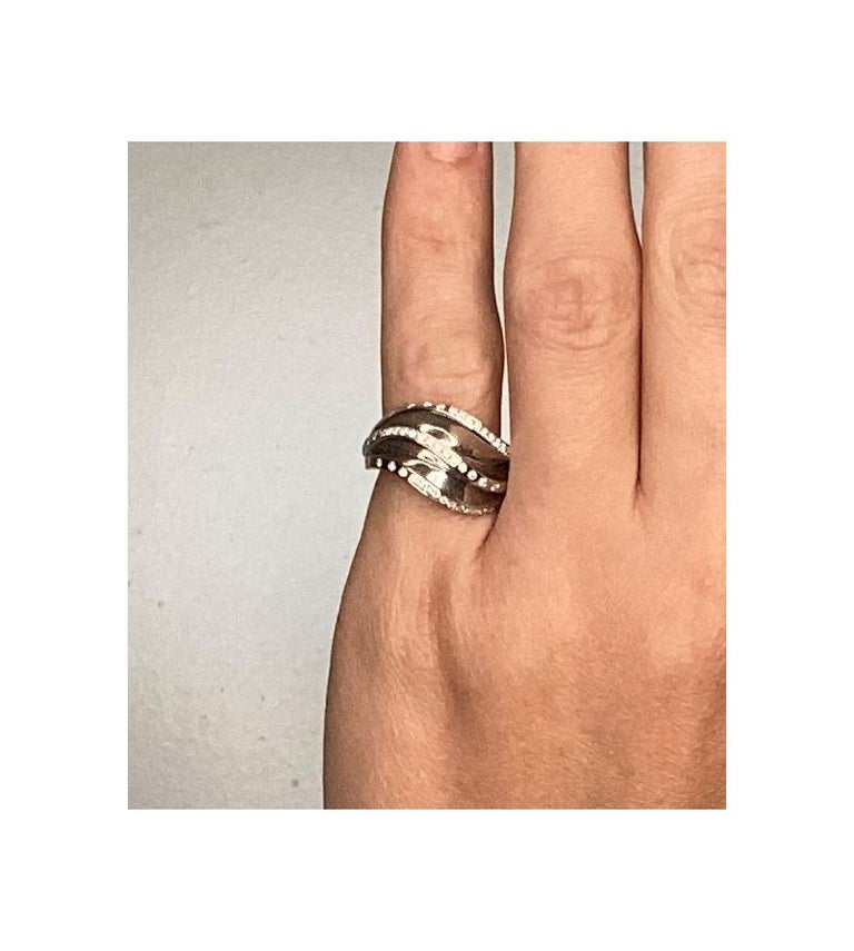 Cartier Paris Rare Nouberg Berg Ring 18Kt White Gold with 1.12 Cts VS ...