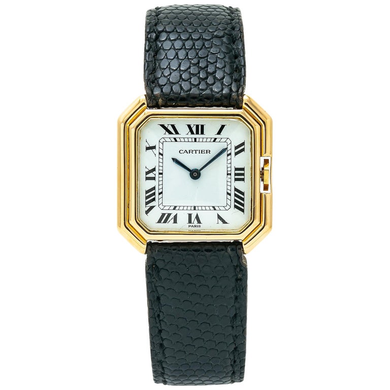 Cartier Paris Sextavado 78099, White Dial, Certified and Warranty at ...