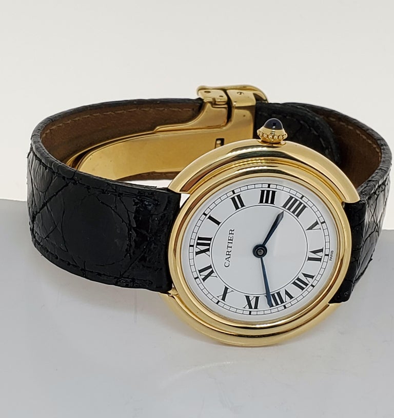 Cartier Paris Vendome Large Automatic Watch with Deployant buckle ...
