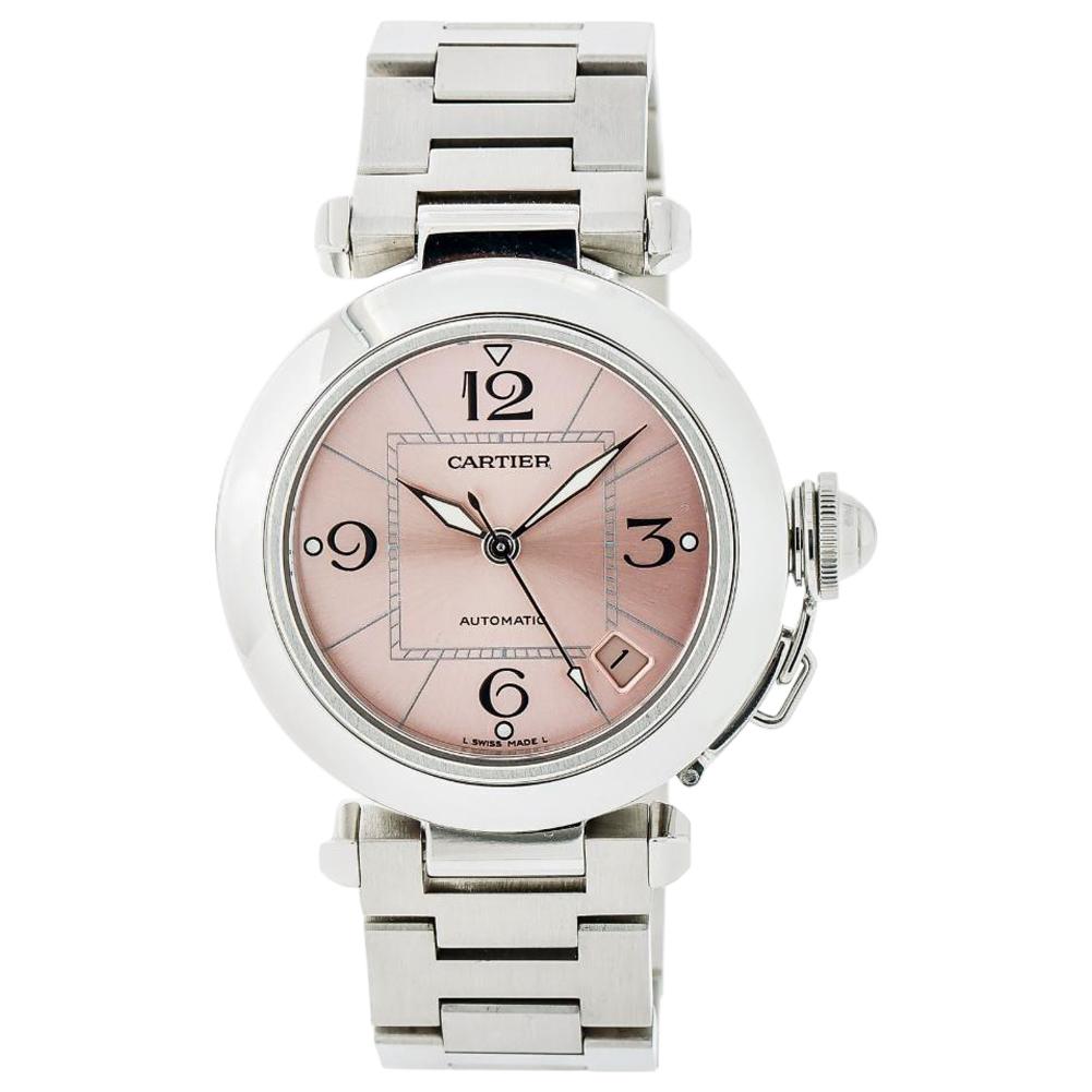 Cartier Pasha 2324, Silver Dial, Certified and Warranty at 1stDibs