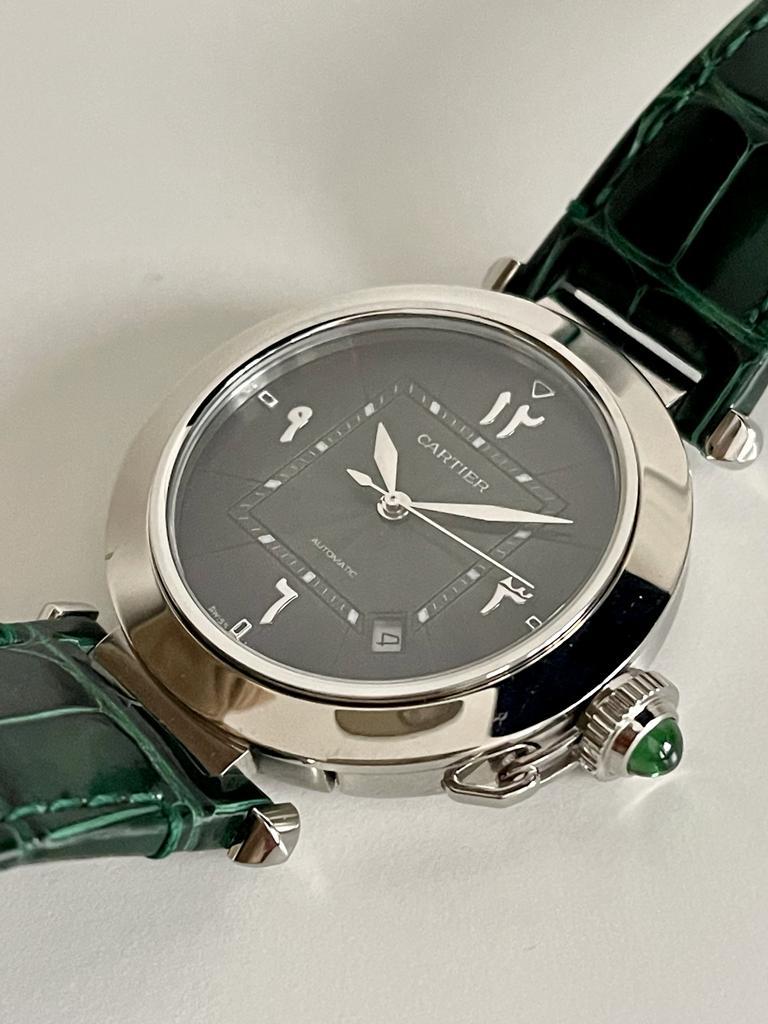 Cartier Pasha Arabic Dial Middle East Special Edition New Full Set Rare ...