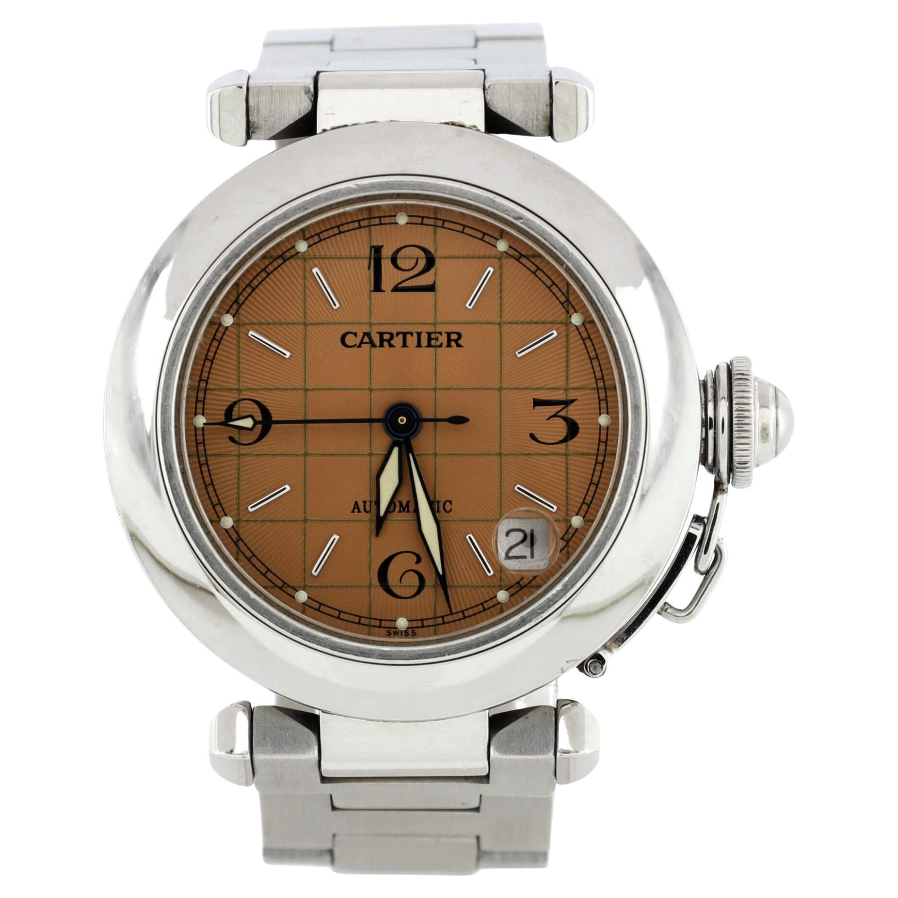 Cartier Pasha de Cartier Skeleton Automatic Watch Stainless Steel 41 ...