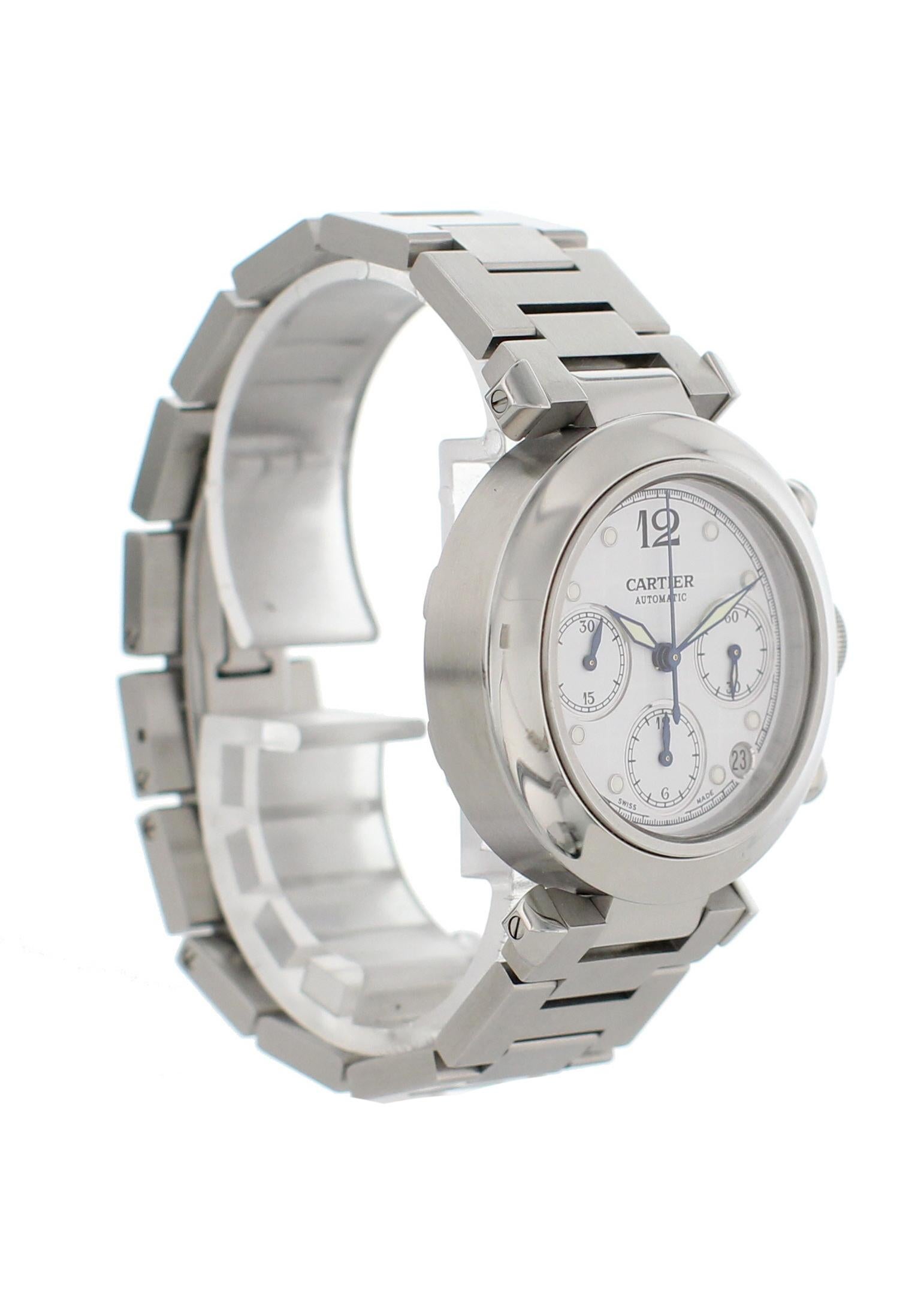 Cartier Pasha Chronograph 2412 Automatic Watch at 1stDibs | cartier ...