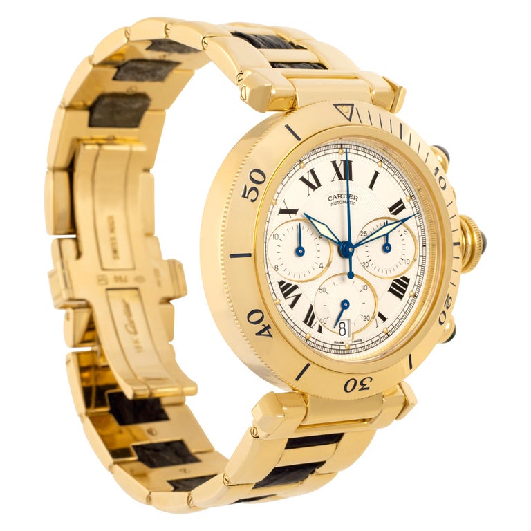 Cartier Pasha Chronograph 2111 For Sale at 1stDibs