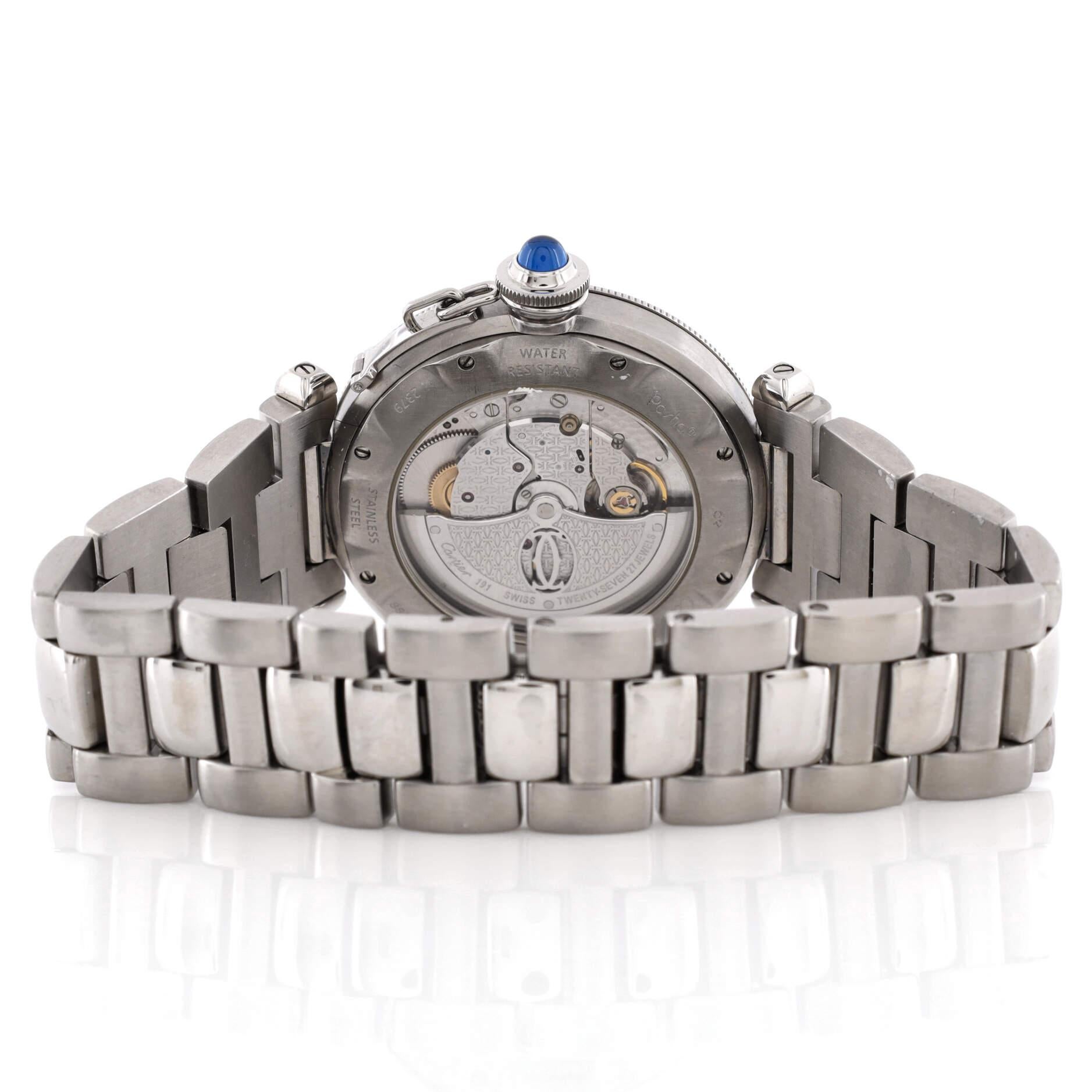 Cartier Pasha De Cartier Grid Automatic Watch Stainless Steel For Sale ...