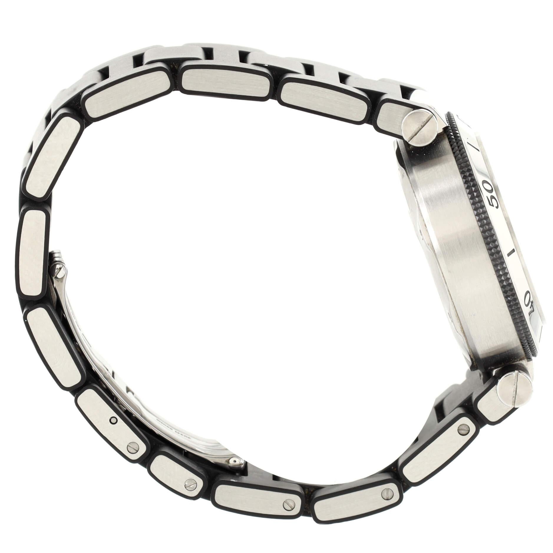 Cartier Pasha Seatimer Quartz Watch Stainless Steel and Rubber 33 For ...