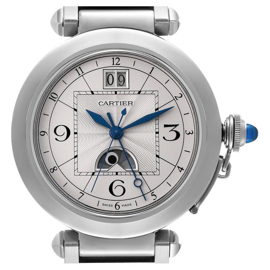 Cartier Yellow Gold Pasha Triple Date Moonphase Chronograph Wristwatch ...