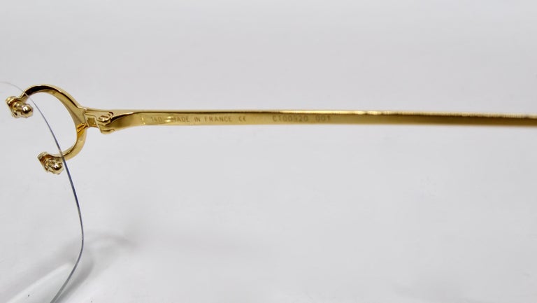 Cartier Piccadilly Gold Glasses at 1stDibs