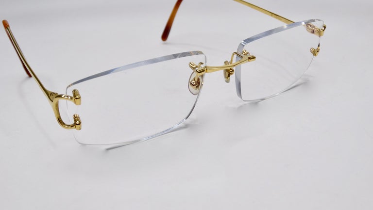 Cartier Piccadilly Rimless Glasses at 1stDibs | cartier rimless glasses ...