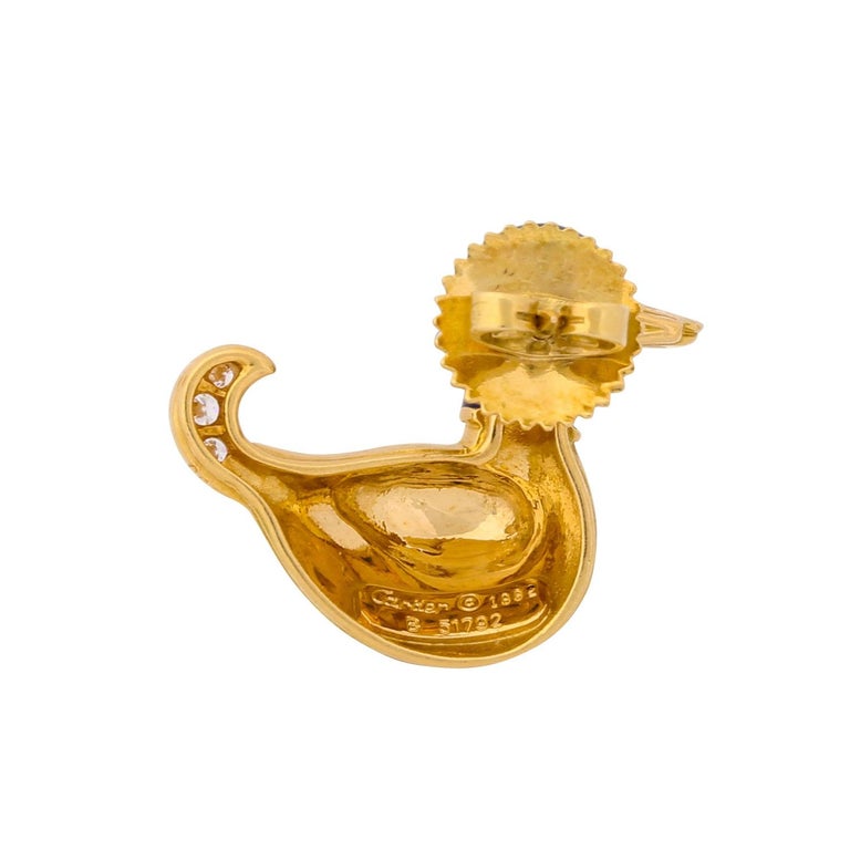 CARTIER pin 'duck' For Sale at 1stDibs