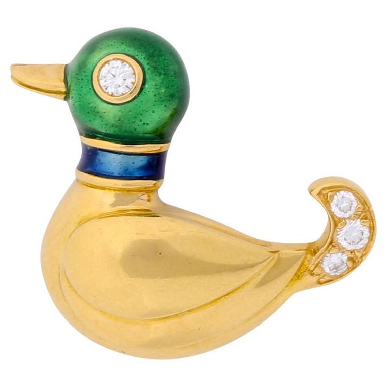 CARTIER pin 'duck' For Sale at 1stDibs
