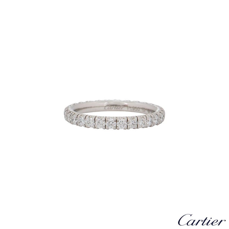 Cartier Platinum Diamond Étincelle De Cartier Ring at 1stDibs ...