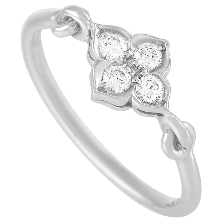 Cartier Platinum Diamond Ring at 1stDibs