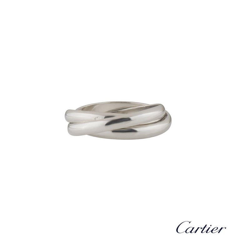Cartier Platinum Trinity de Cartier Ring at 1stDibs