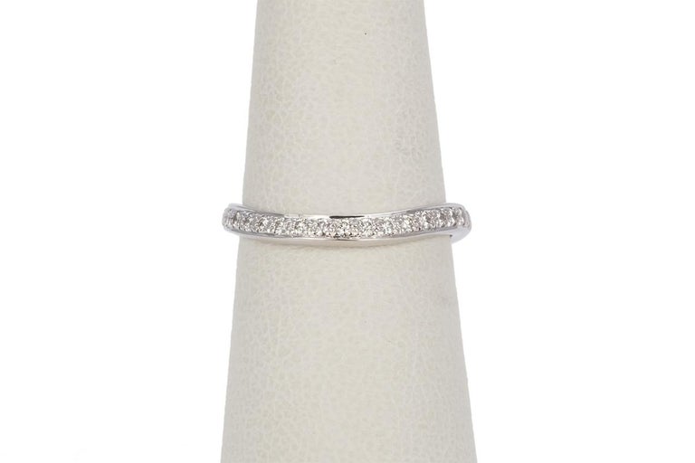Cartier Platinum Trinity Ruban Single Row Wedding Band $4,350 Retail at ...
