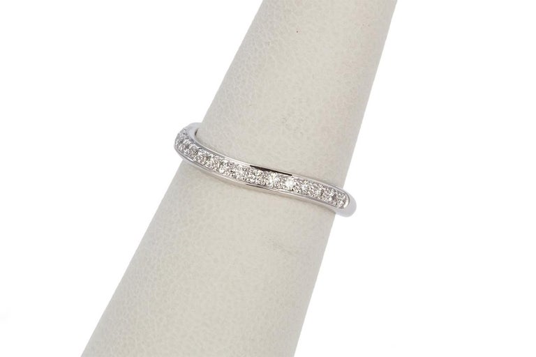 Cartier Platinum Trinity Ruban Single Row Wedding Band $4,350 Retail at ...