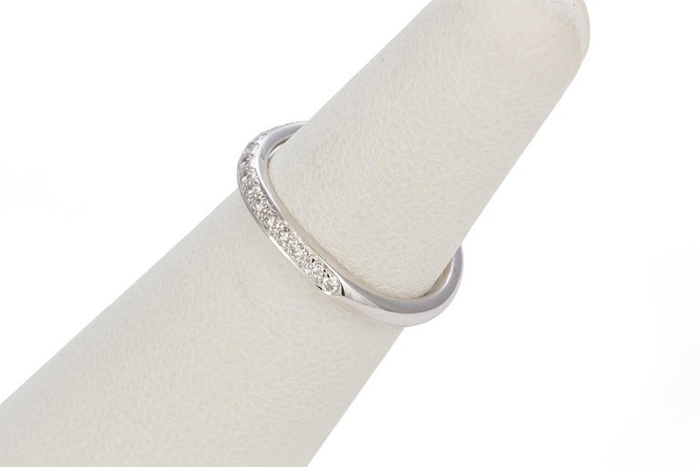 Cartier Platinum Trinity Ruban Single Row Wedding Band $4,350 Retail at ...