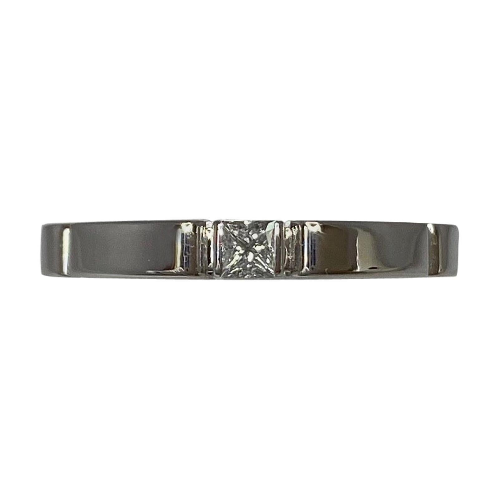 Cartier Diamond and Ruby Band in 18 Karat White Gold 0.95 Carat at 1stDibs