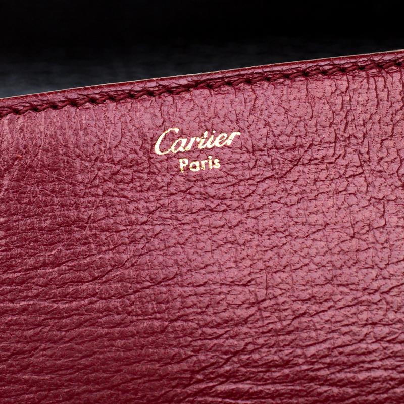 Cartier Red Leather Envelope Shoulder Bag For Sale at 1stDibs | cartier ...
