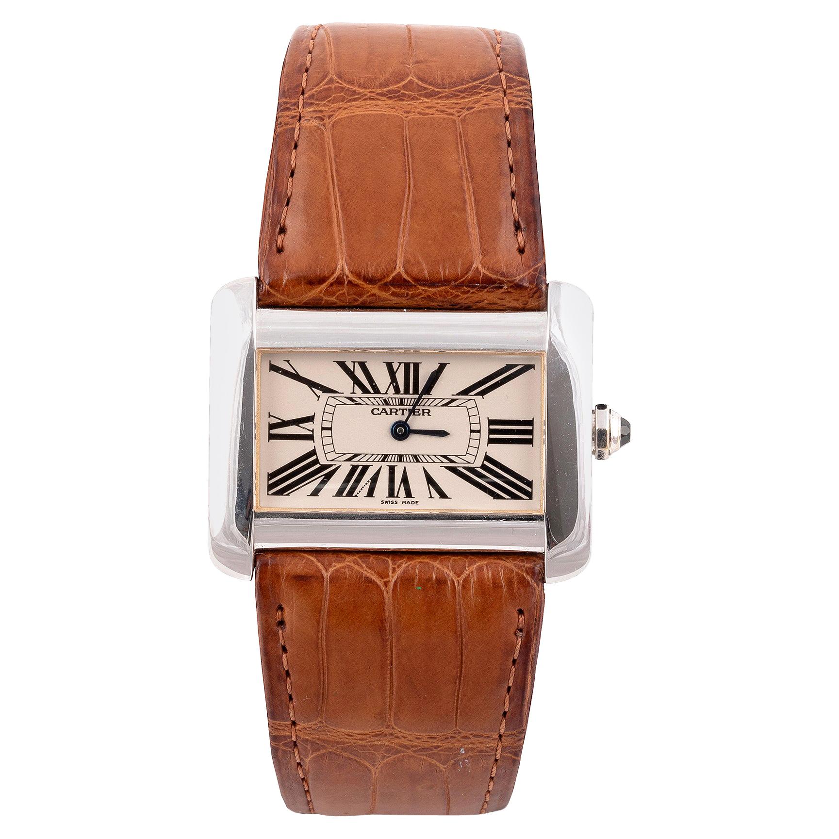 Cartier Yellow Gold Tank Obus Quartz Wristwatch at 1stDibs