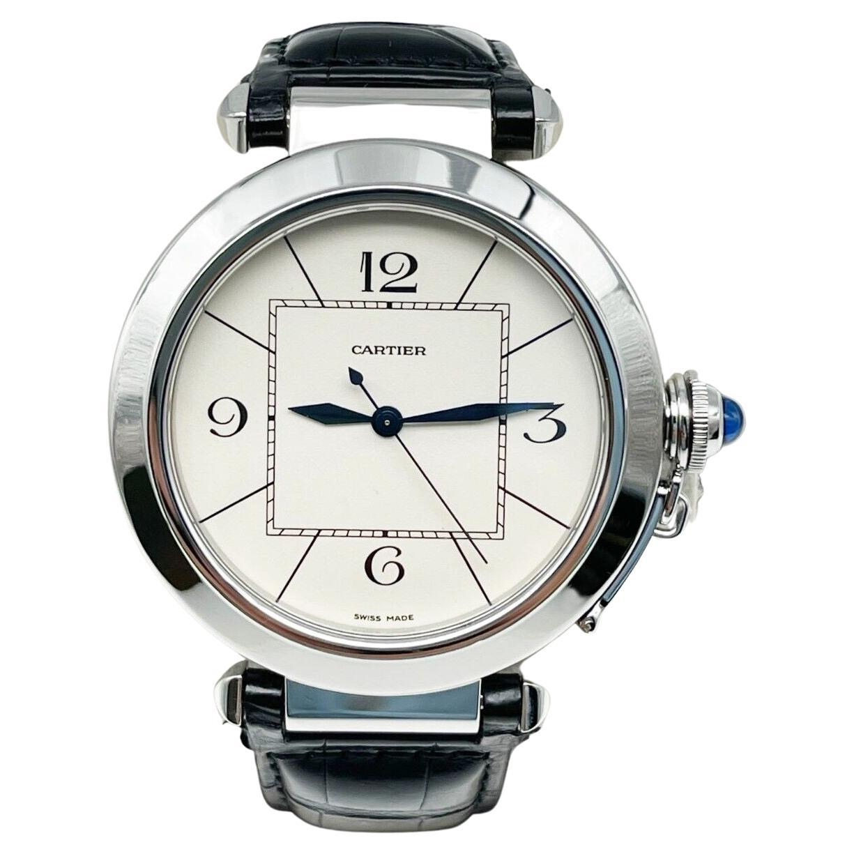 Cartier Stainless Steel Pasha GMT Power Reserve Wristwatch Ref 2388 at ...