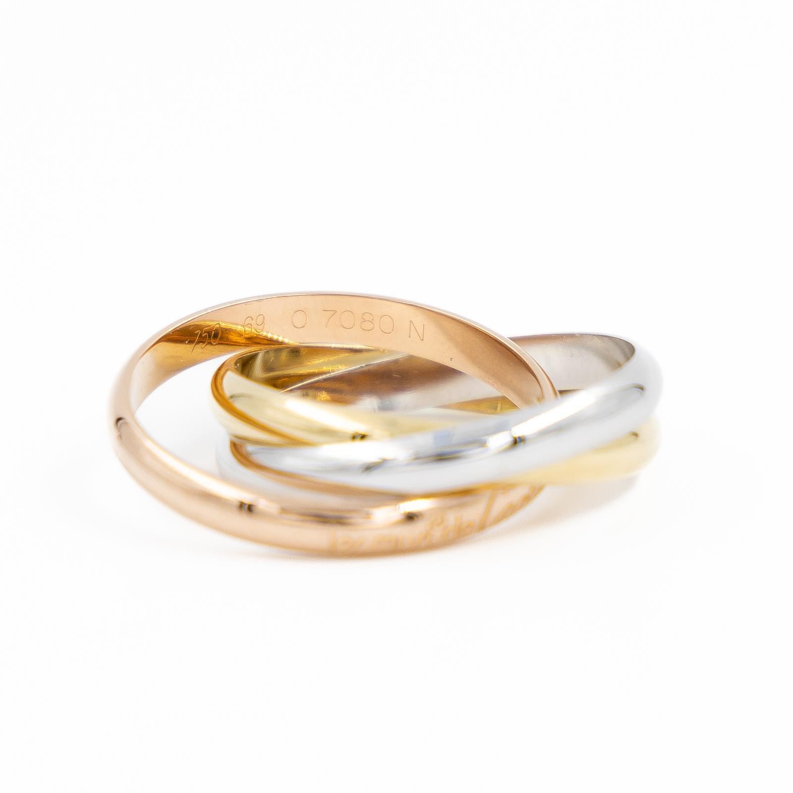 Cartier Ring Trinity Yellow Gold at 1stDibs