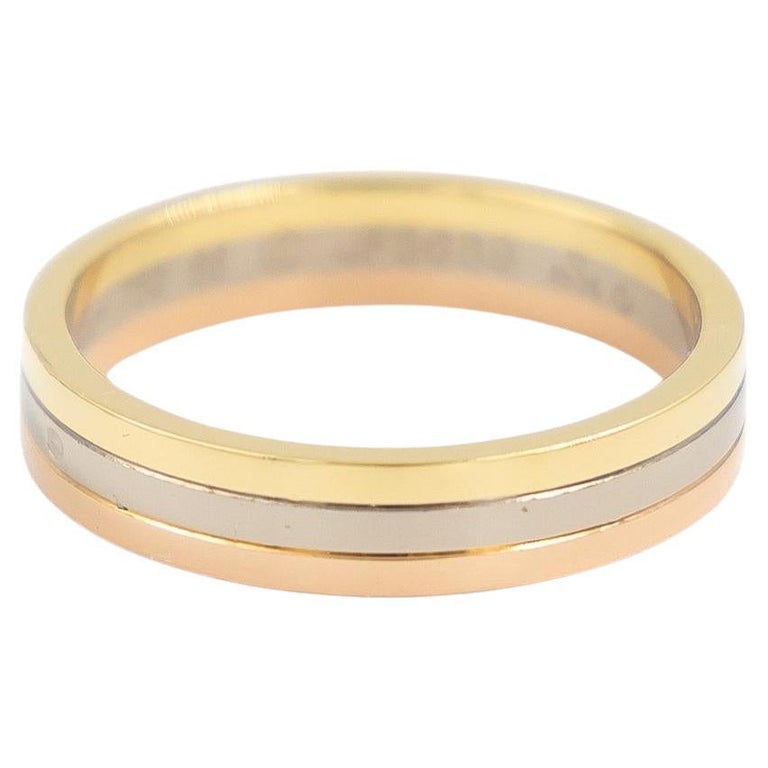 Cartier Ring Trinity Yellow Gold For Sale at 1stDibs