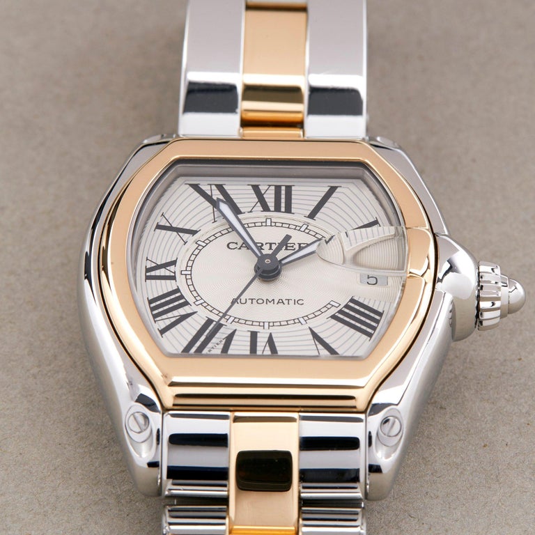 Cartier Roadster 2510 Men's Stainless Steel and Yellow Gold Large ...
