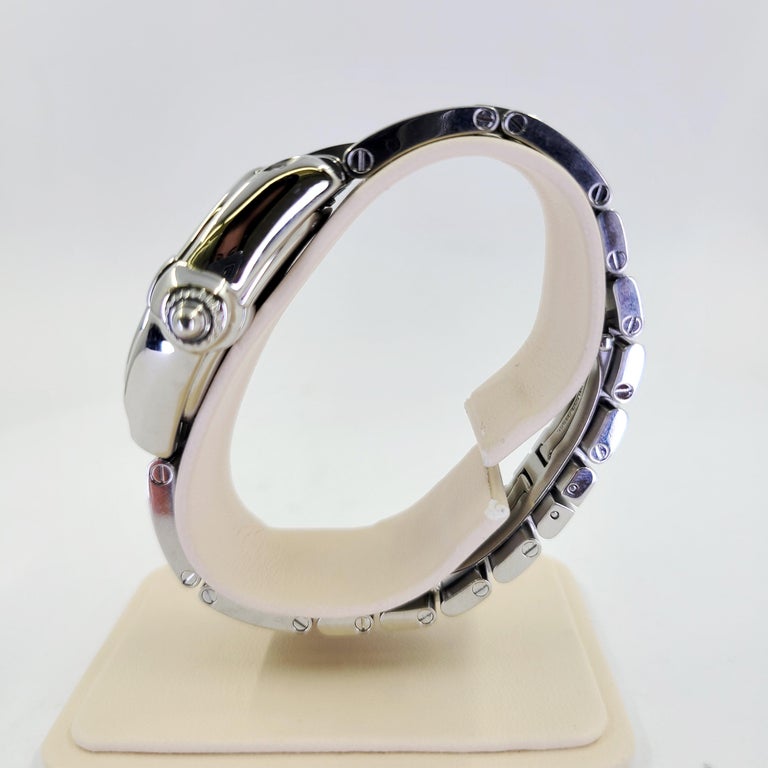 Cartier Roadster Pink Dial Quartz Watch For Sale at 1stDibs