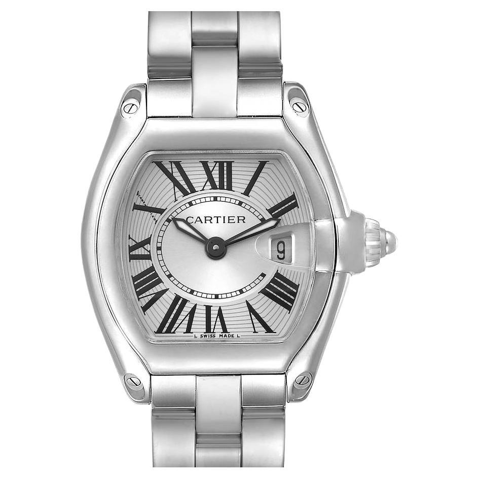 Cartier Tank Solo Small Yellow Gold Steel Silver Dial Ladies Watch ...